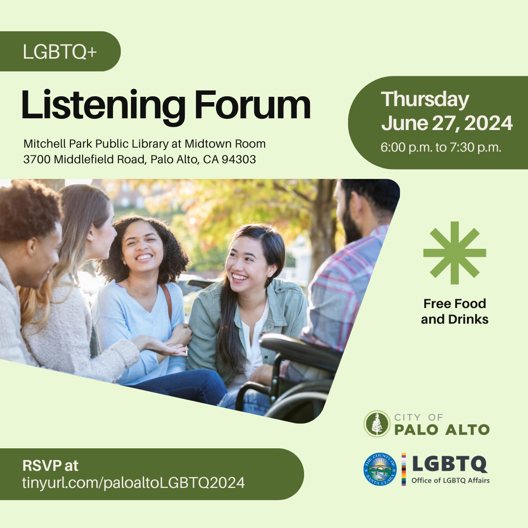 Lgbtq Listening Forum Hosted By The County Of Santa Clara City Of